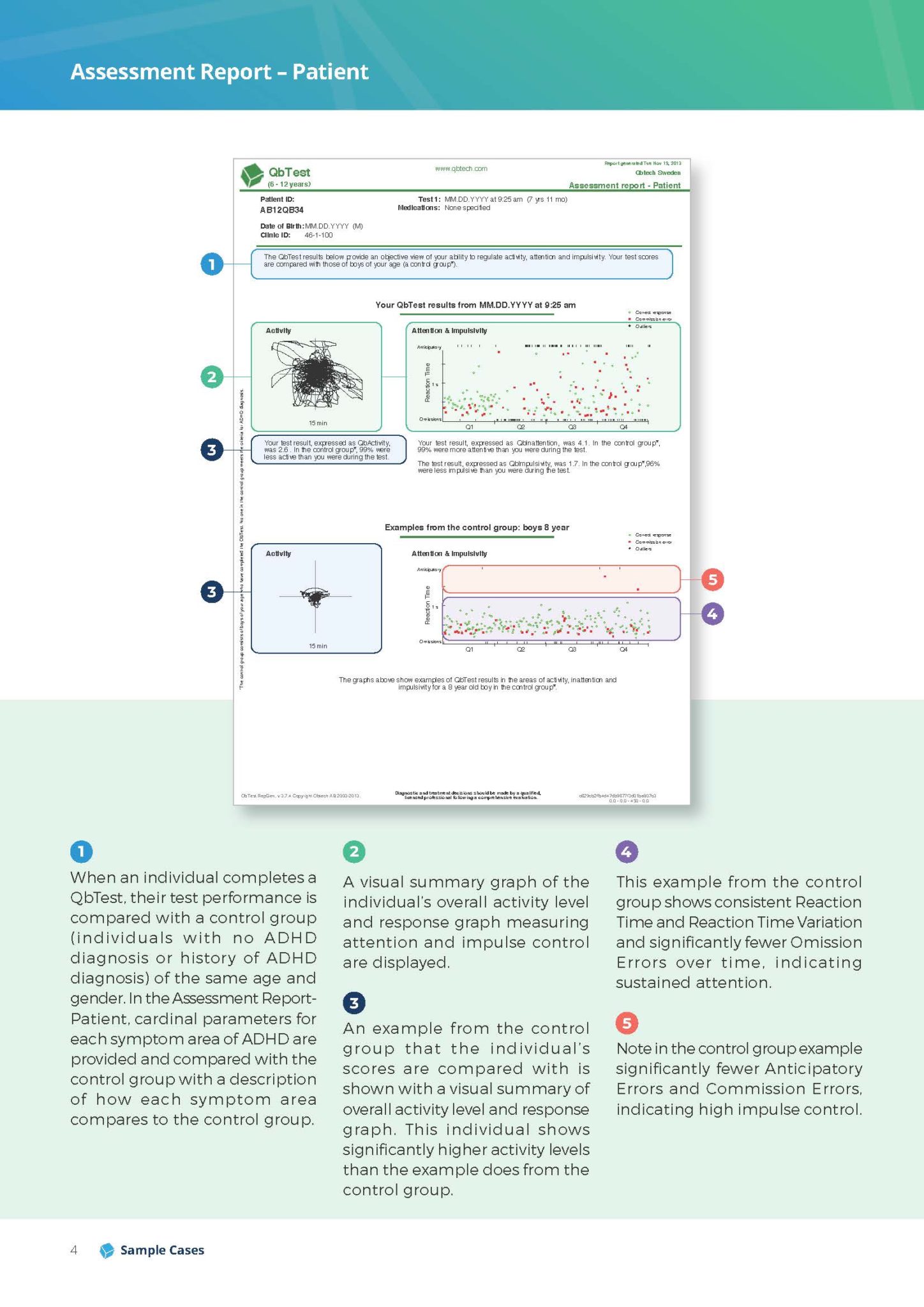 Interpreting our objective ADHD test reports | Qbtech
