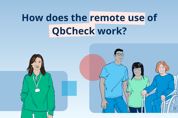 How does the remote use of QbCheck work? | Qbtech